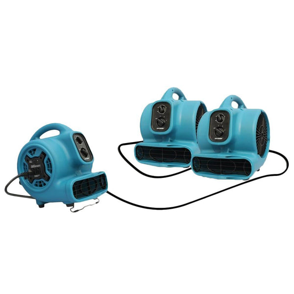 XPOWER P-230AT Mini Mighty Air Mover Utility Blower Fan with Built-in ...