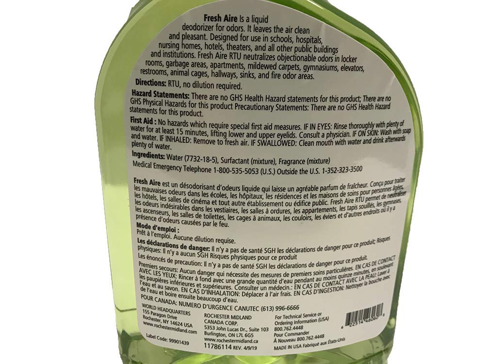 RMC Fresh Aire RTU Liquid Odor Control eliminator Deodorizer Wholesale ...