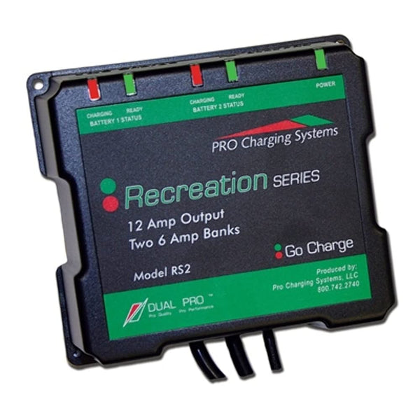 Dual Pro RS2 Recreation Series Charger - Two 6A Banks – TTS Products