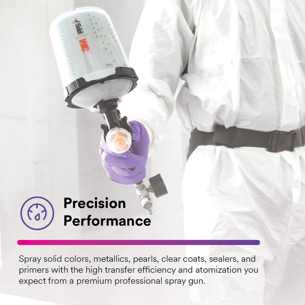 3M Performance Spray Gun Starter Kit, 26778, Includes PPS 2.0 Paint Sp ...