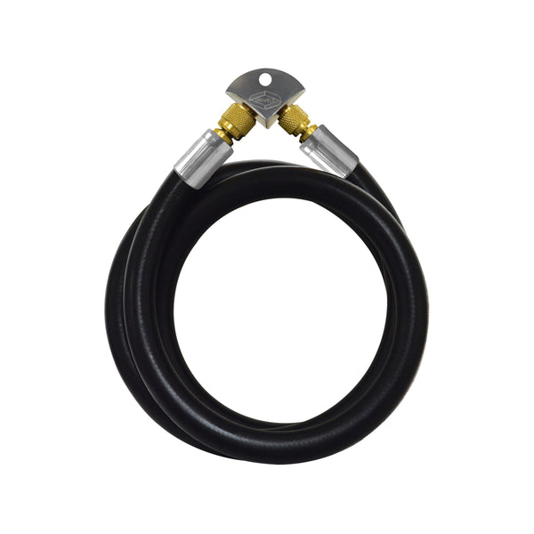 Uniweld MEH5 MaxEvac™ Evacuation Hose, 5 ft. Black Hose with MEHP Meta ...