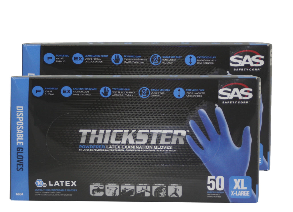 SAS Thickster Textured Safety Latex Gloves (2 Boxes) – TTS Products