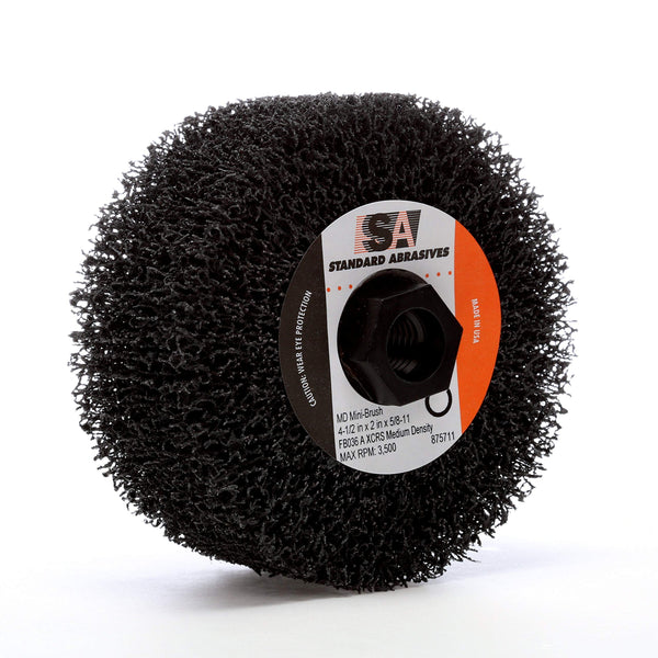 3M 53873-case Standard Abrasives Md Mini-Brush 875705, 4-1/2 in x 4 in ...