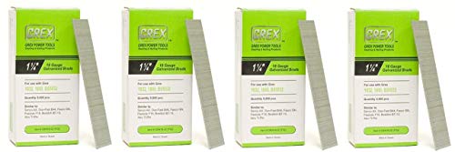 GREX GBN18-32 18 Gauge 1-1/4-Inch Length Galvanized Brad Nails (5,000 ...