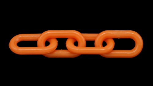 Orange Plastic Chain 1.5 Inch (6mm) 50 Feet – TTS Products