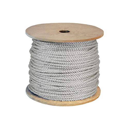 Nylon Rope 1/2 Inch Twisted 3-Strand White 600 Feet on Spool CWC 31505 ...