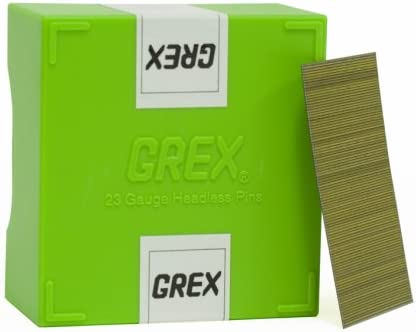 GREX P6/40L 23 Gauge 1-9/16-Inch Length Headless Pins (10,000 per box ...