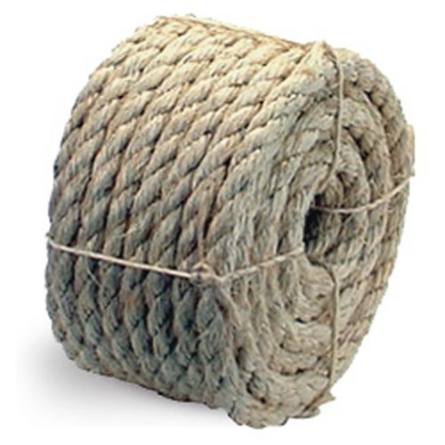 CWC 3-Strand Sisal Rope - 1/2" x 100 ft, Natural (Pack of 12 Rolls ...