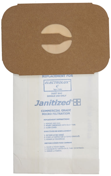 Janitized JAN-ELC-2(3) Premium Replacement Commercial Vacuum Paper Bag ...