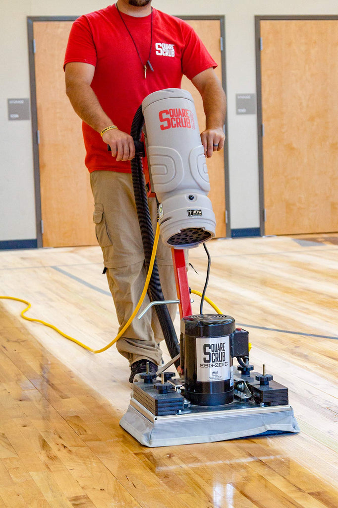 Square Scrub EBG-20/C Pivot with HEPA Vac Installed – TTS Products