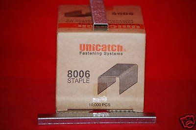 Unicatch Series 80-1/4"1/2" Crown 21 Ga Galvanized Upholstery Staples ...