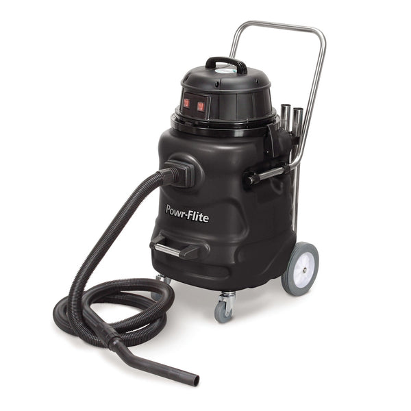 Powr-Flite PF58 Dual Motor Wet Dry Vacuum with Polyethylene Tank and T ...
